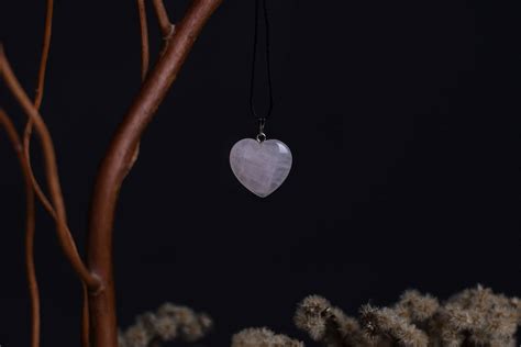 Rožinis Kvarcas Širdelė Mini Mažas Meilės Pulsas Kristalaieu Kristalaieu