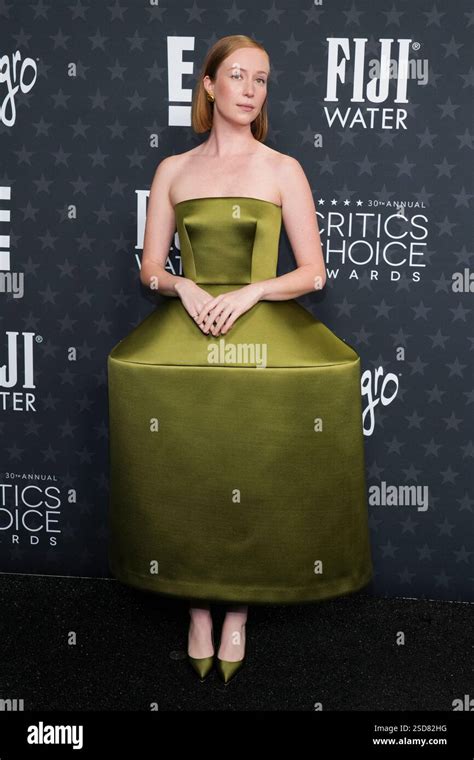 Hannah Einbinder Arrives At The 30th Critics Choice Awards On Friday Feb 7 2025 At The