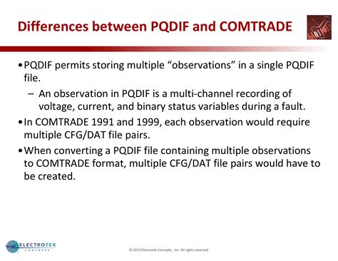 Using Ieee Pqdif Ieee Comtrade And Iec 61850 As Pq Monitoring Data