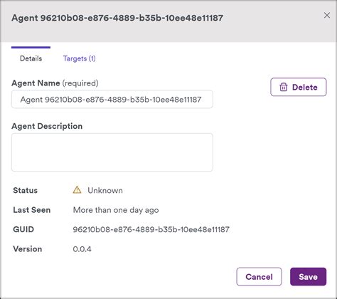 Managing Internal Agents Acunetix