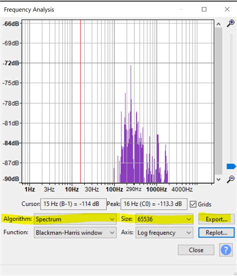 Control Frequency Analysis Window Using Python Windows Audacity Forum