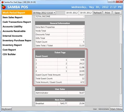 Tracking Guest Count [sambapos]