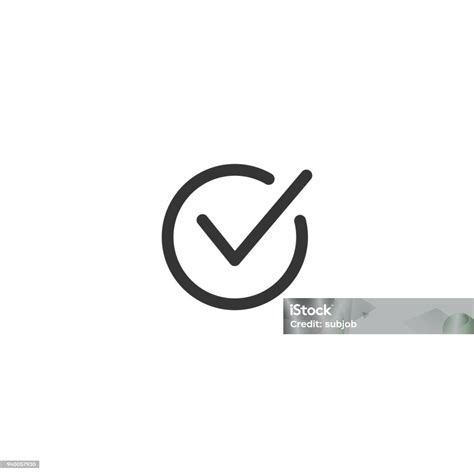 틱 아이콘 벡터 기호 낙서 스타일 체크 흰색 배경에 고립 아이콘 또는 검은 사각형 필기 또는 그려진 확인 표시 또는 확인란 그림에서 올바른 로그인을 체크 합니다 벡터 그래픽