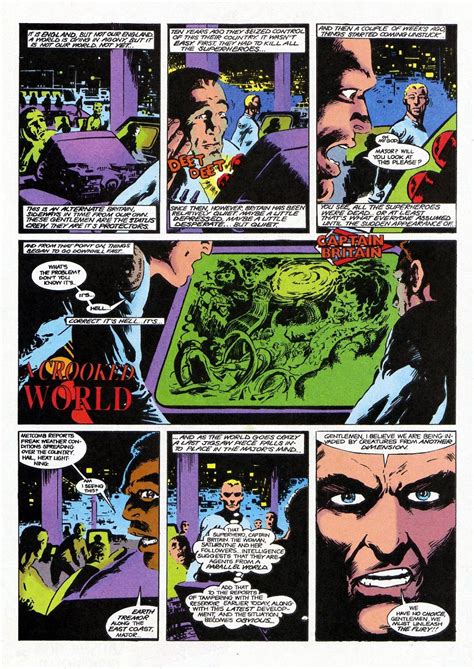 Alan Davis Did Free Pages Of Captain Britain To Match Alan Moores Scripts