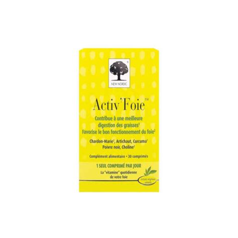 NEW NORDIC Activ foie comprimés Parapharmacie Pharmarket
