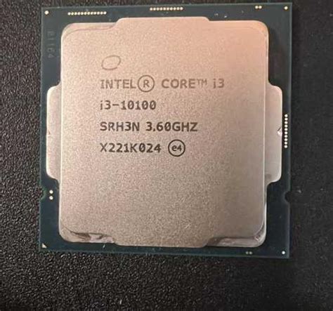 Процессор Intel Core I3 10100 Festima Ru частные объявления