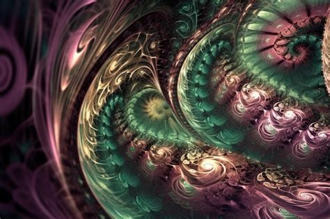 Premium AI Image Mesmerizing Spiral Design Created Using Computer