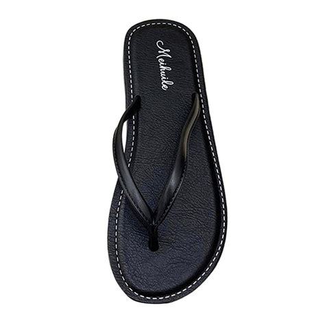 Peaskjp Woman Sandals Womens Summer Beach Rhinestone Flat Dress Sandals