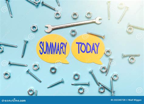 Text Showing Inspiration Summary Internet Concept Brief Statement Or Account Of Main Points Of