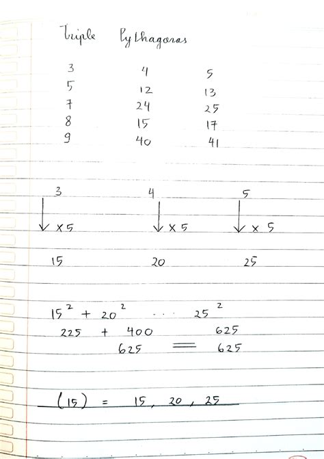Sharing 16 Triple Pythagoras