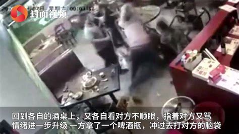 广西一伙人烧烤店群殴啤酒瓶爆头 原因竟是为了抢厕所新浪新闻