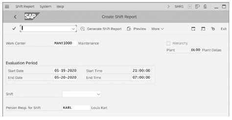 Sap S4hana Plant Maintenance Using Shift Notes And Shift Reports