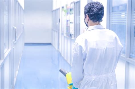 Premium Photo Rear View Of Man Working