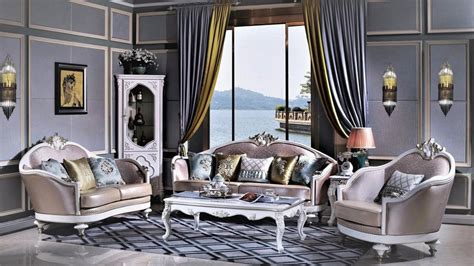 Jvmoebel Wohnzimmer Set Klassische Barock Rokoko Sofagarnitur