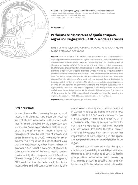 pdf performance assessment of spatio temporal regression kriging with