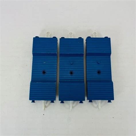 Thomas And Friends Trackmaster Flat Bed Blue Cargo Car Lot X3 4596427971