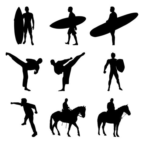 Um Homem Com Uma Prancha De Surf E Uma Prancha De Surf Na Perna é