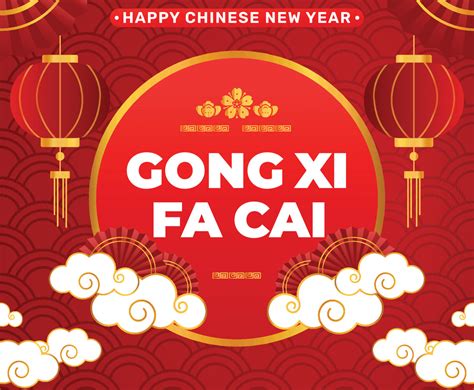 Gradient Gong Xi Fa Cai Greeting