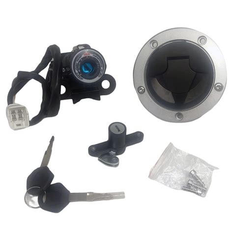 RAYANA Ignition Switch Gas Fuel Tank Cap Seat Lock Keys Compatible For