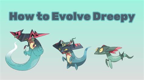 How To Evolve Dreepy In Pokemon Game Series