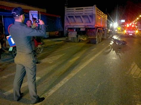 Phuket Motorcyclist Injured In Truck Collision