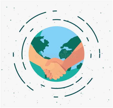 Handshake Icon Flat Design Image Stock Illustration Illustration Of