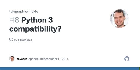 Python Compatibility Issue Telegraphic Hickle GitHub