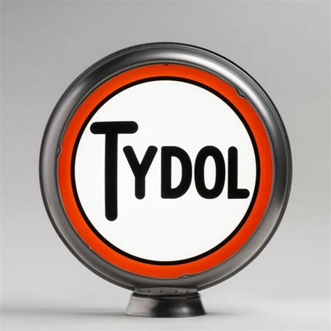 Tydol Early Logo 15″ Gas Pump Globe Vics 66