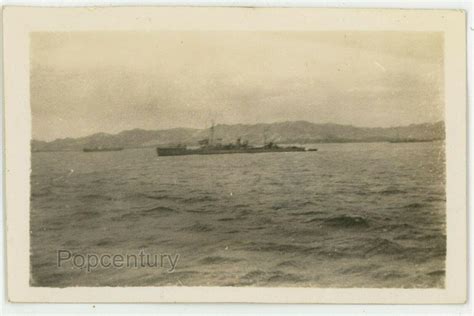 Vintage 1932 Photograph China Chefoo Us Navy Ships And Shore Lot Of 9 Photo Yantai 3930339704