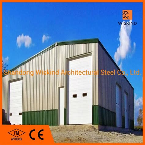 Exporting Prefabricated Industrial Structural Steel Frame Storage