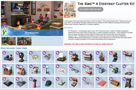 The Sims 4 Everyday Clutter Kit The Sim Architect