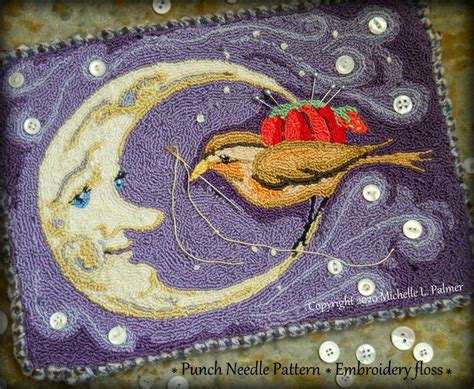 Punch Needle Digital Download Jpeg And Pdf Pattern Embroidery Etsy