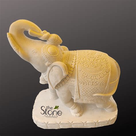 White Marble Elephant Statue 27 Best Buy The Stone Studio