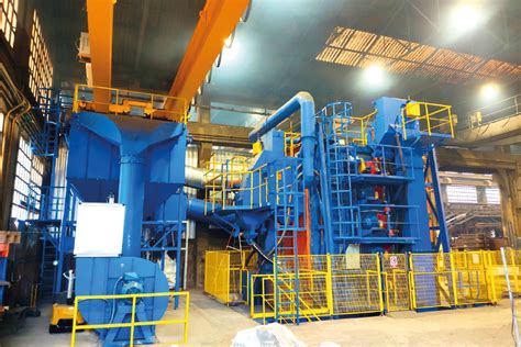 Shot Blasting Machine Transformation To A Sustainable Foundry