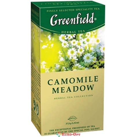 Greenfield Camomile Meadow 25 пак. - Euro-Opt