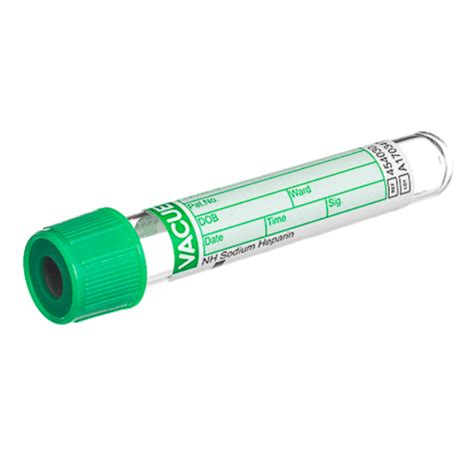 Greiner Bio One Vacuette® Nh Sodium Heparin Tubes Mediscope