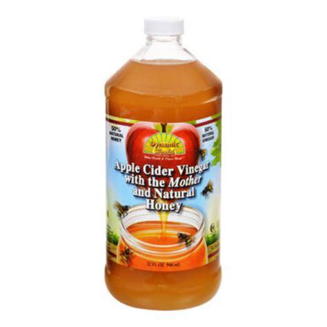 Apple Cider Vinegar W Mother And Honey 32 Oz Liquid 821ea From Dynamic
