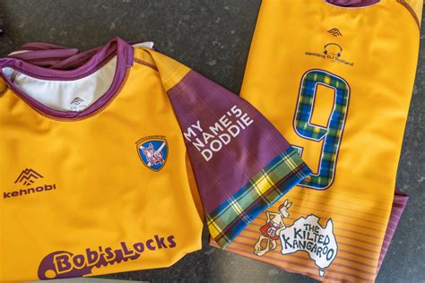Burn Show Support For Doddie With 20 21 Shirt · Bannockburn Rugby Club