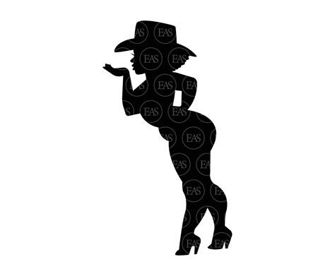 Sexy Cowgirl Silhouette