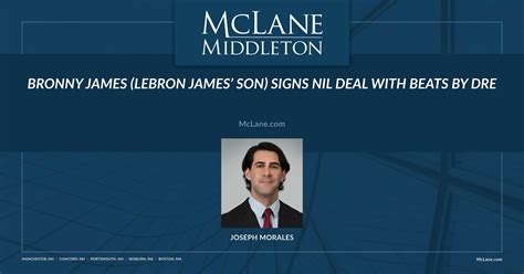 Bronny James Lebron James Son Signs Nil Deal With Beats By Dre