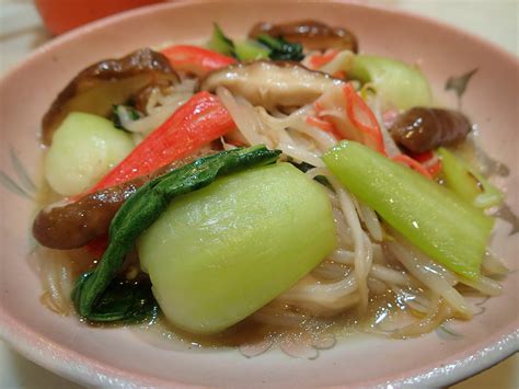 簡単常備菜レシピ。時短かにかま青梗菜の中華あんかけ つくりおき食堂