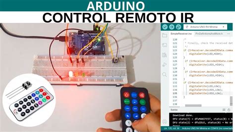 Arduino Control Remoto Ir Para Controlar Leds Con Receptor Infrarrojo