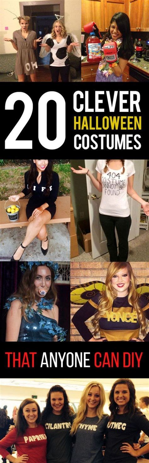 20 Clever Halloween Costumes That Anyone Can Diy Society19 Kendin