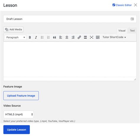 Tutor LMS V1 4 0 Page Builder Support Manual Enrollment Sticky Lesson Sidebar Options So