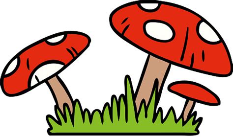 Kartun Yang Digambar Tangan Doodle Dari Bangku Katak Ilustrasi Stok