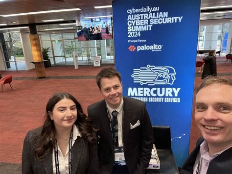 Mercury Information Security Services On Linkedin Australiancybersecuritysummit Technology