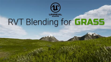 Add Rvtruntime Virtual Texture Supported Grass For Unreal Landscapes