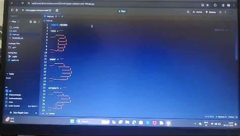 Bommana Harshavardhan On Linkedin 100daysofcodechallenge Rockpaperscissors Day