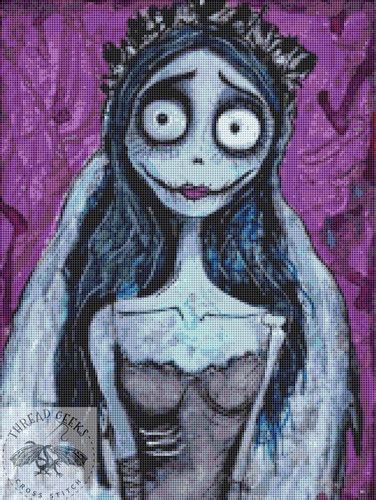 Corpse Bride Counted Cross Stitch Chart Thread Geeks