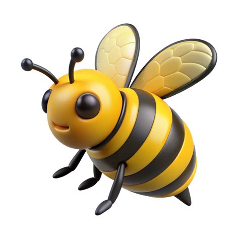 Beautiful Modern A Buzzing Bumblebee Premium 59918617 Png